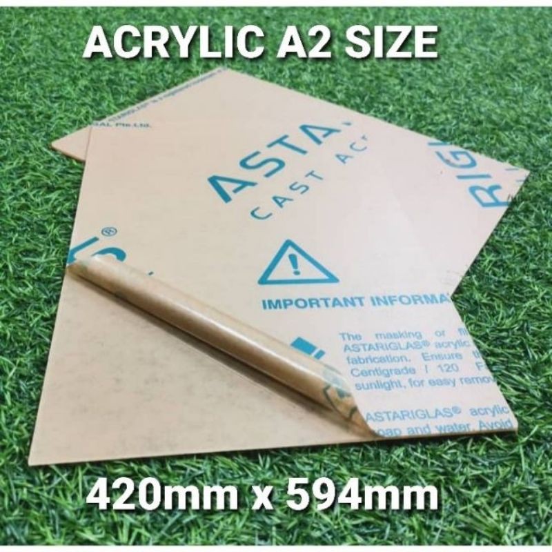 Acrylic A2 Size ( 420mm Width x 594mm Length) | Shopee Malaysia