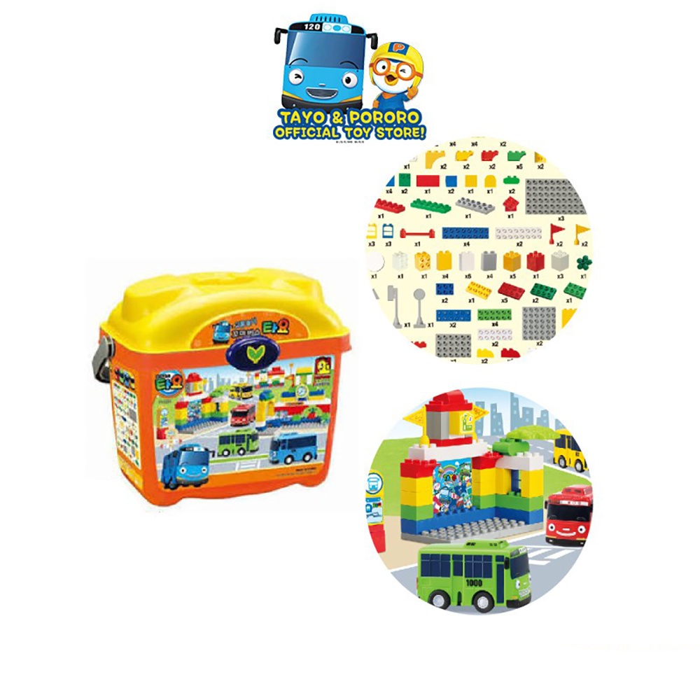 Tayo Transportation Lego Block Set With Toy Bus - Kids Children Big ...