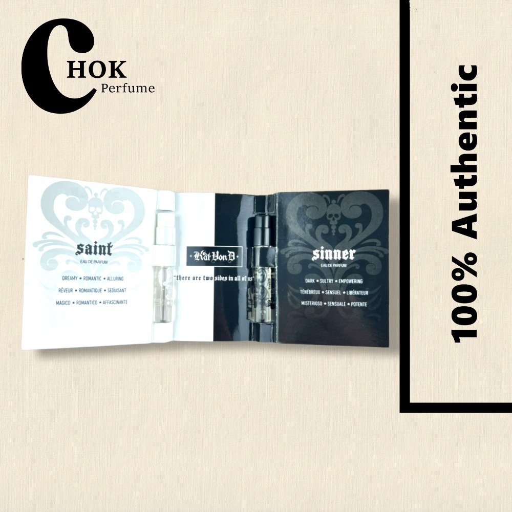 Kat Von D Saint / Sinner EDP 1.5ml Perfume Sample Vial (W) | Shopee ...