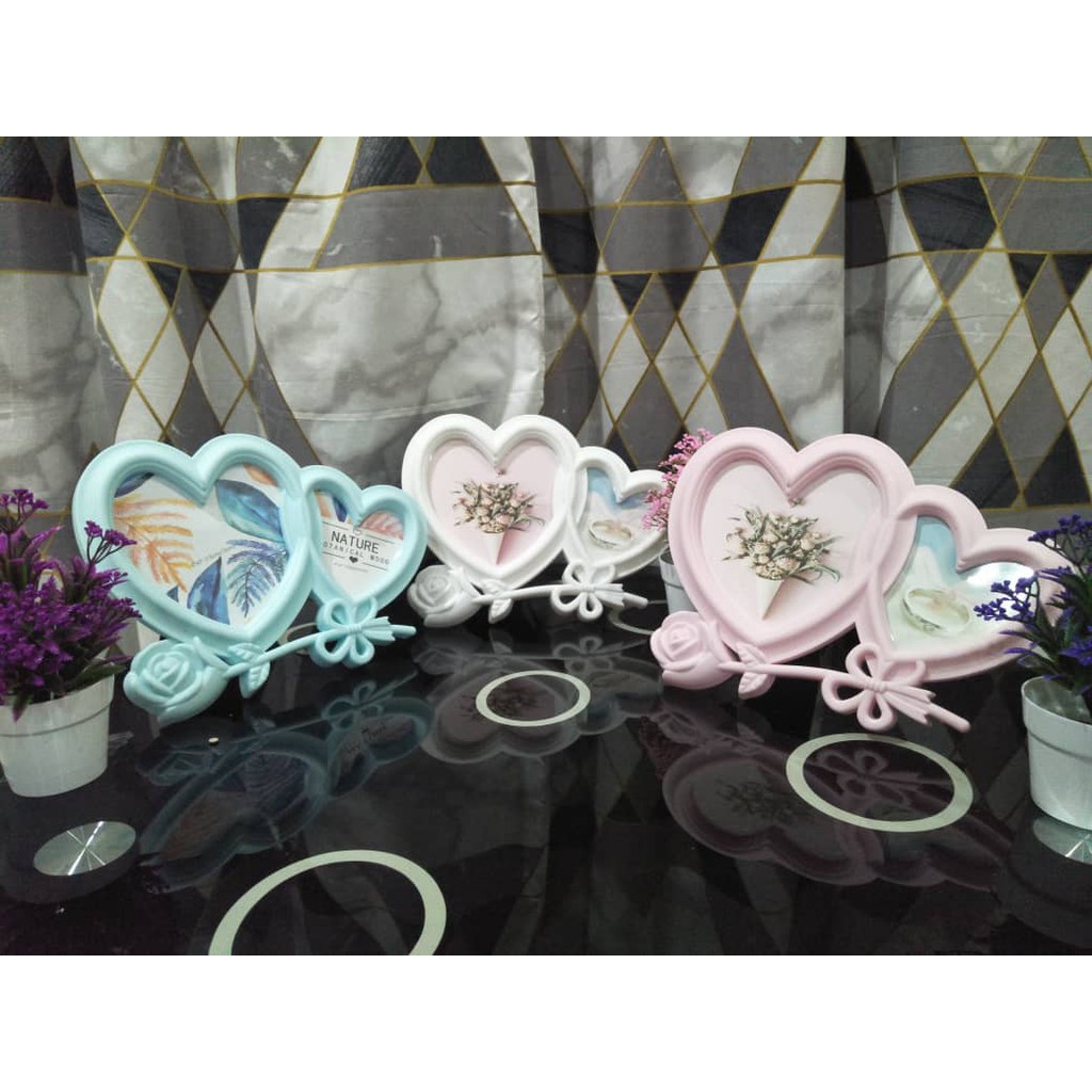 [F06] gambar Modern design 4R, 5R, 6R photo frame gambar Love | Shopee ...