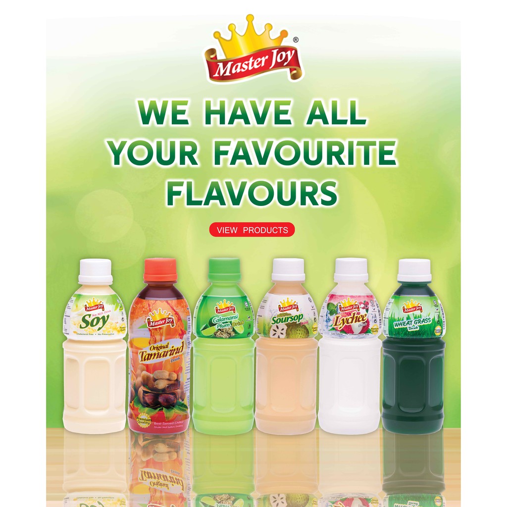 Minuman Master Joy (6 FLAVOURS) [HALAL] | Shopee Malaysia