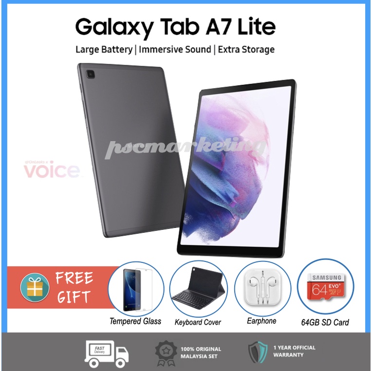 Samsung Galaxy Tab A7 Lite T225 SIM VERSION (3RAM+32GB) | T220 WIFI ...