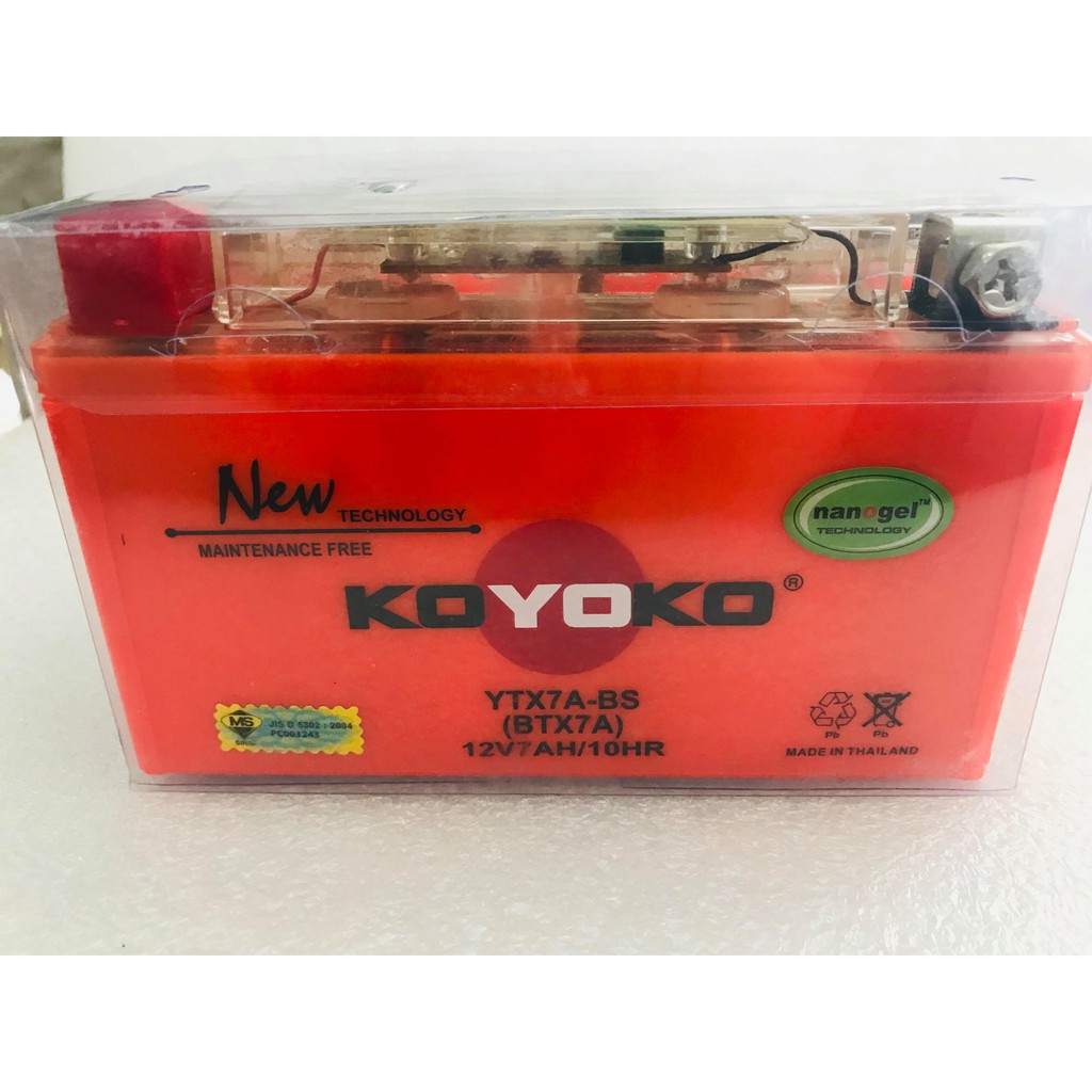 KOYOKO G2 SIRIM BATTERY BATERI BRAND NANO GEL YTX7A-BS YTX7 YTX7A VF3i ...