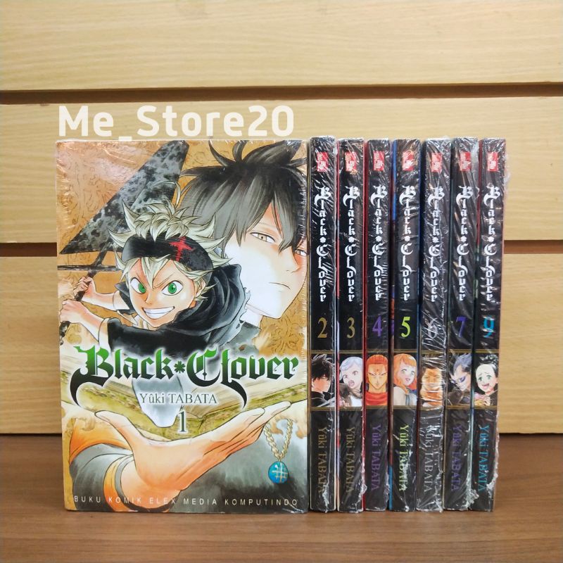 Comic Unplug Black Clover Vol.1-9 (original Seal) | Shopee Malaysia