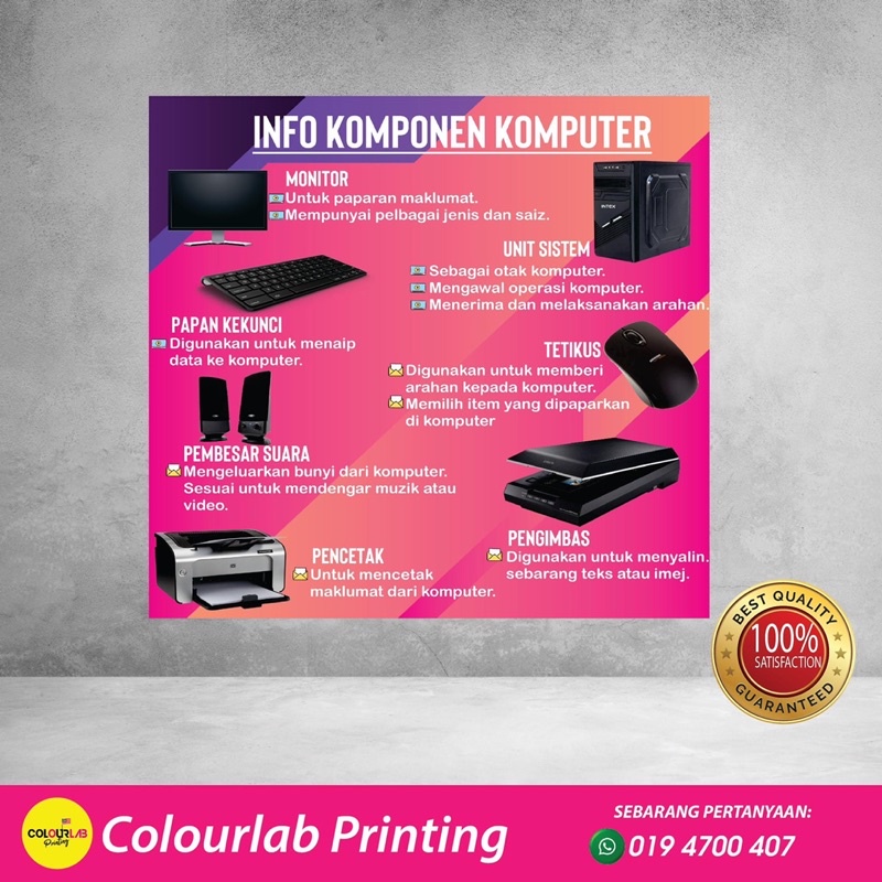 Banner Makmal Komputer Sekolah Rendah dan Menengah | Shopee Malaysia