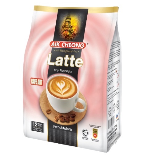 AIK CHEONG Cafe Art 3in1 300g (25g x 12 sachets) - Latte | Shopee Malaysia
