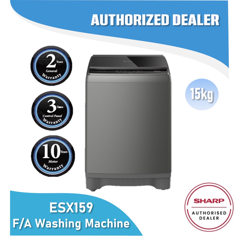 SHARP F/A WASHING MACHINE 7.5KG(ES721) / 8KG(ES818)/ 9KG(ESX958) /10.5kg(ESX1021) / 12.5kg ...