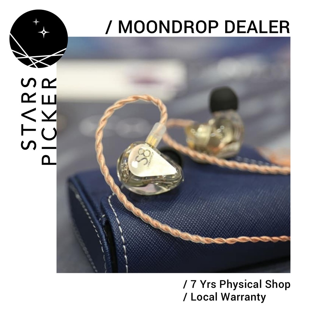 Moondrop S8 - 8 BA Balance Armature Drivers IEM In-ear Monitor Earphone ...