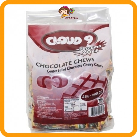 Cloud 9 Chocolate Chews Candy (320pcs) | Shopee Malaysia