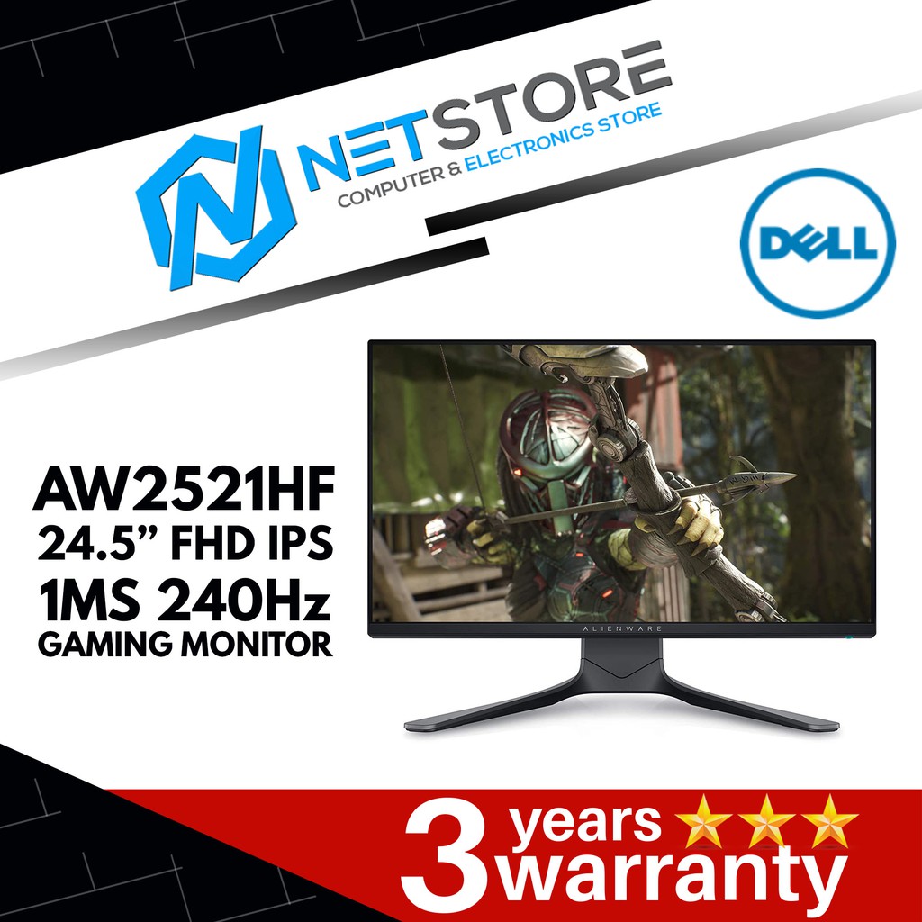 Dell aw2521hf 24.5" fhd ips 1ms 240hz gaming monitor | BeeCost