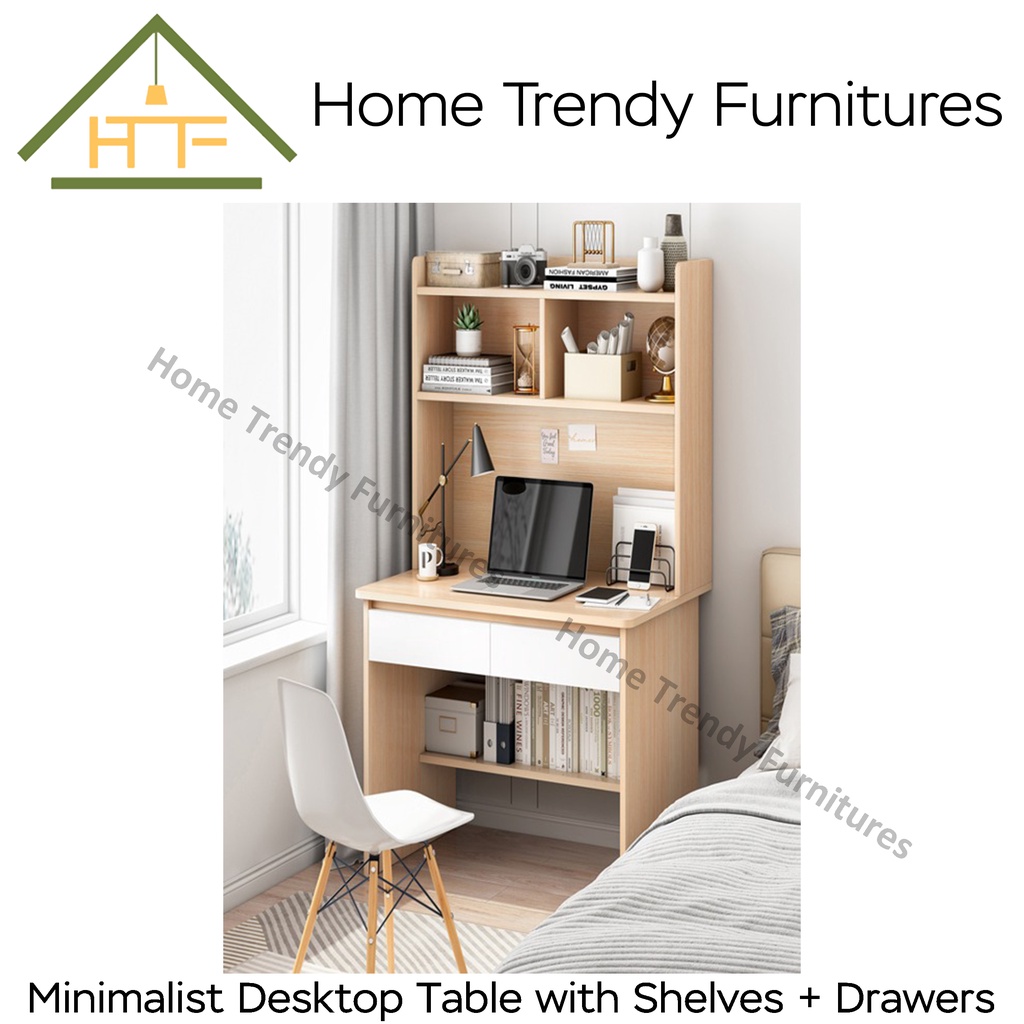 Minimalist Desktop Laptop Table /Bedroom Desk/Computer Desk / Meja ...