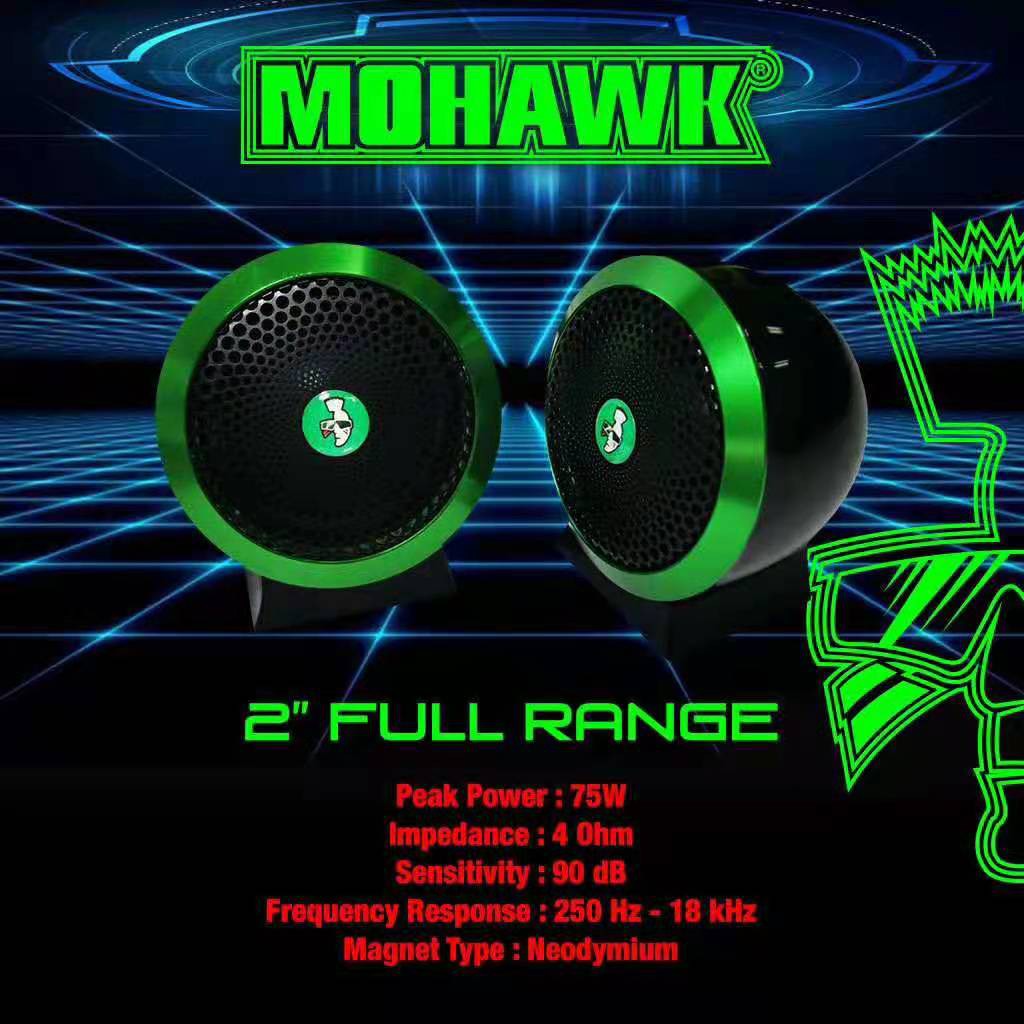 ORIGINAL Mohawk Car Audio GREEN SERIES 2 Inch Full Range Tweeter ...