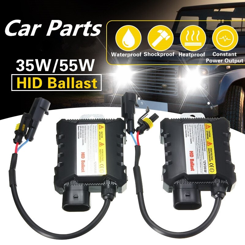 1Pcs 12V Hid Xenon Ballast 35W/55W Digital Slim Hid Ballast Ignition ...