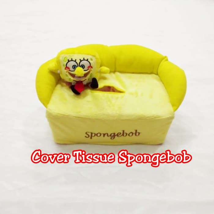 Place tissue box tissue tissu Yellow Spongebob Car tissue C | Shopee ...