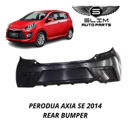 Perodua Axia 2014 SE Rear Bumper | Shopee Malaysia