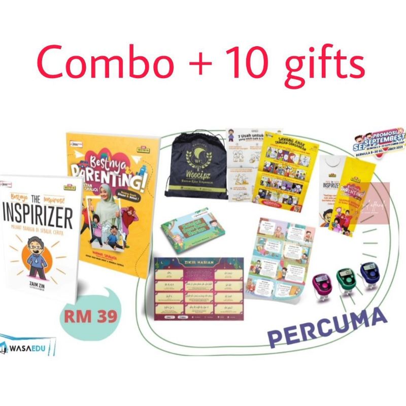 Buku Bestnya Parenting & Buku The Inspirizer Free Poster Free Bookmark Free Tasbih Digital Free ...