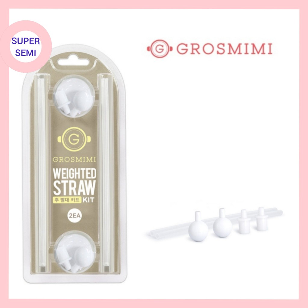 GROSMIMI Bottle Weighted Straw kit twin pack | Shopee Malaysia