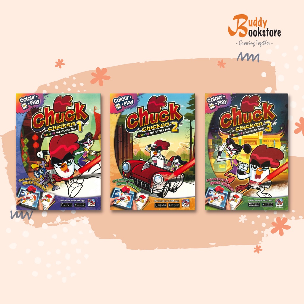 [BuddyBookstore] Buku Prasekolah: Chuck Chicken Colouring and Activity ...
