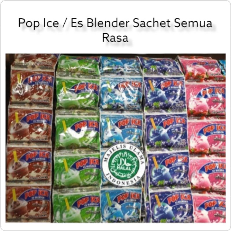 Pop Ice / Es Blender Sachet Semua Rasa | Shopee Malaysia