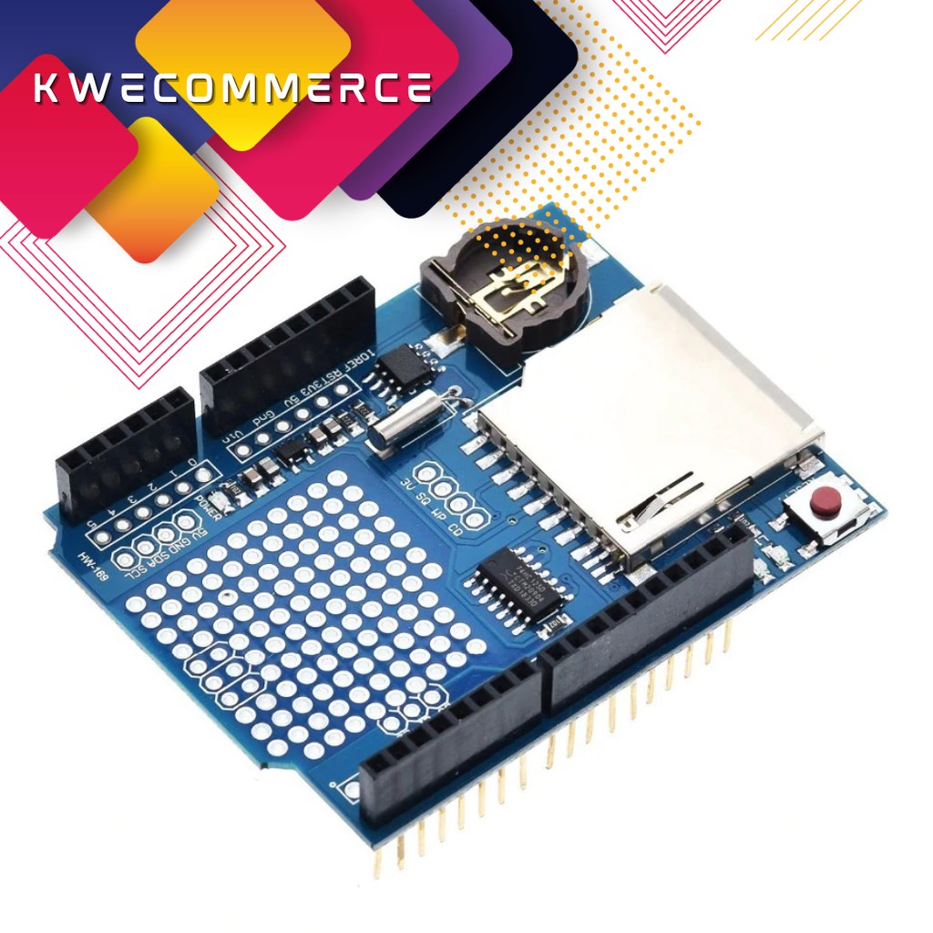 Clearance Sales Arduino Data Logging Shield Sd Card Rtc Log Sensor Record Recorder