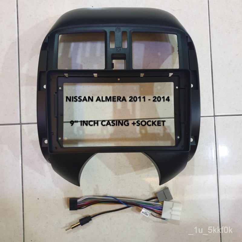 Nissan almera 2011 - 2014 android 9" casing +socket | BeeCost