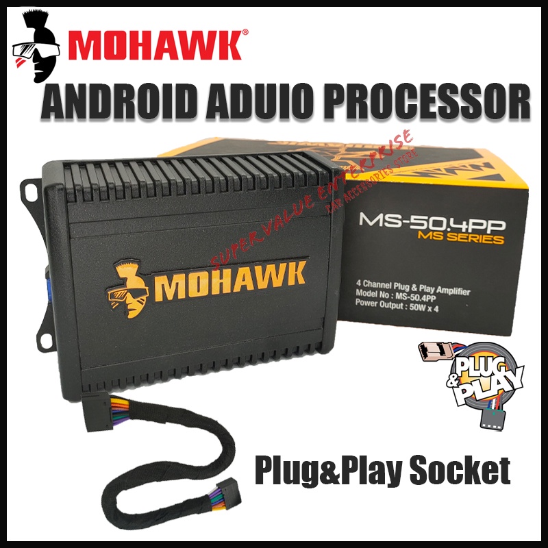Mohawk Android Audio Processor MS-Series 4 Channel Plug&Play Amplifier ...