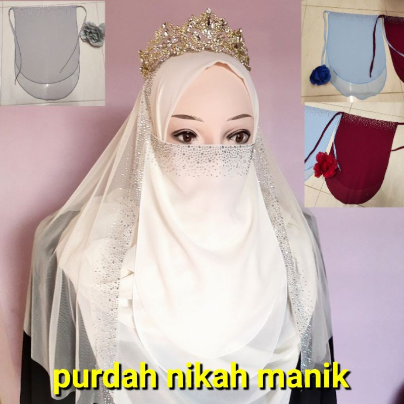 Purdah 🌹ROHANI purdah nikah manik niqab nikah purdah manik hotflix ...
