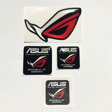 Asus ROG Emblem Embossed Flexible Sticker | Shopee Malaysia