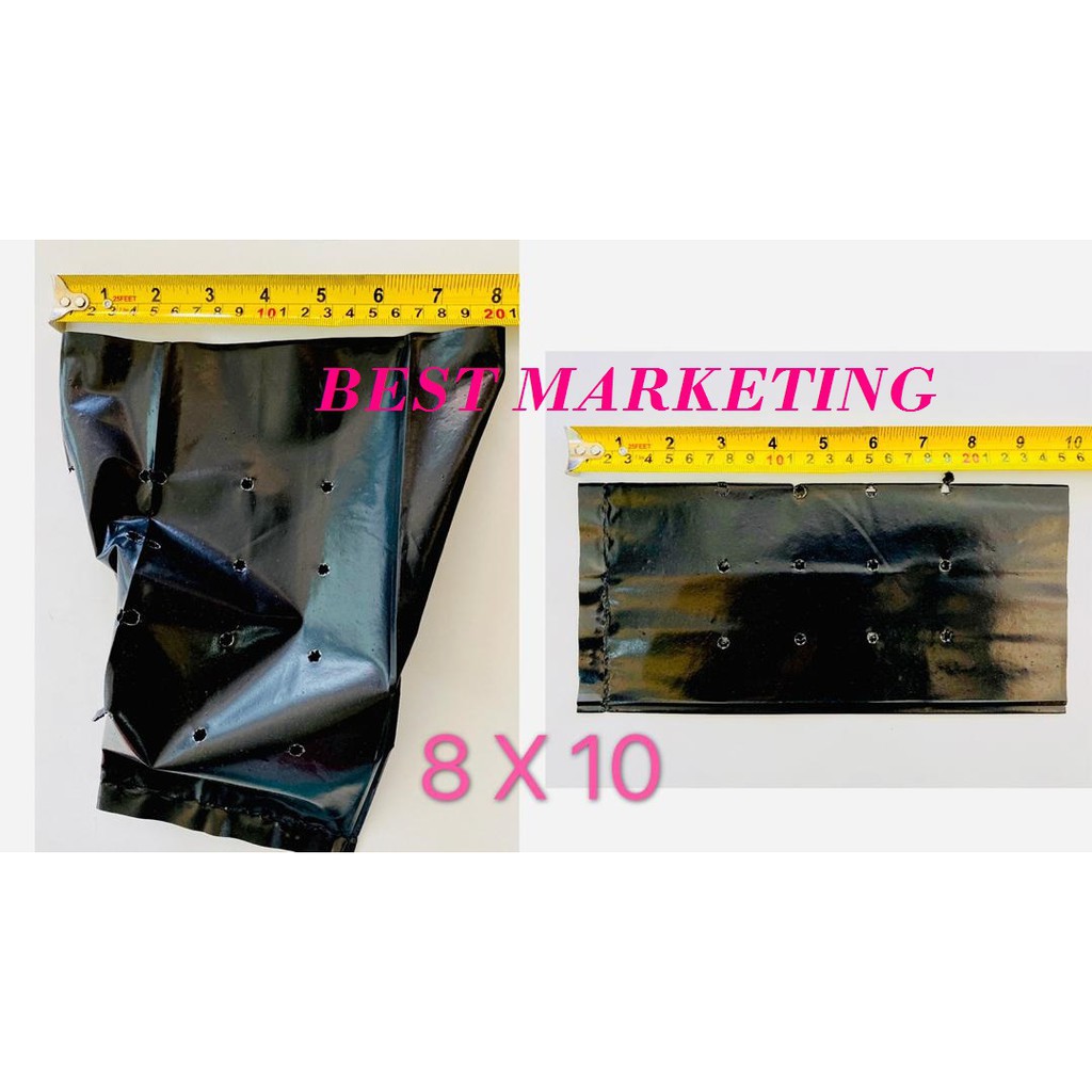 8x10 PolyBag/Plastik Semaian Hitam (1kg) | Shopee Malaysia