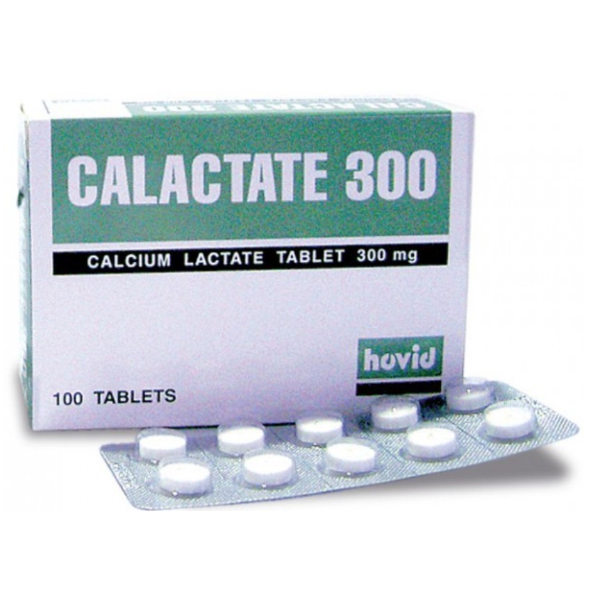 Hovid Calactate Calcium Lactate 1box (300mg x 100's) | Shopee Malaysia