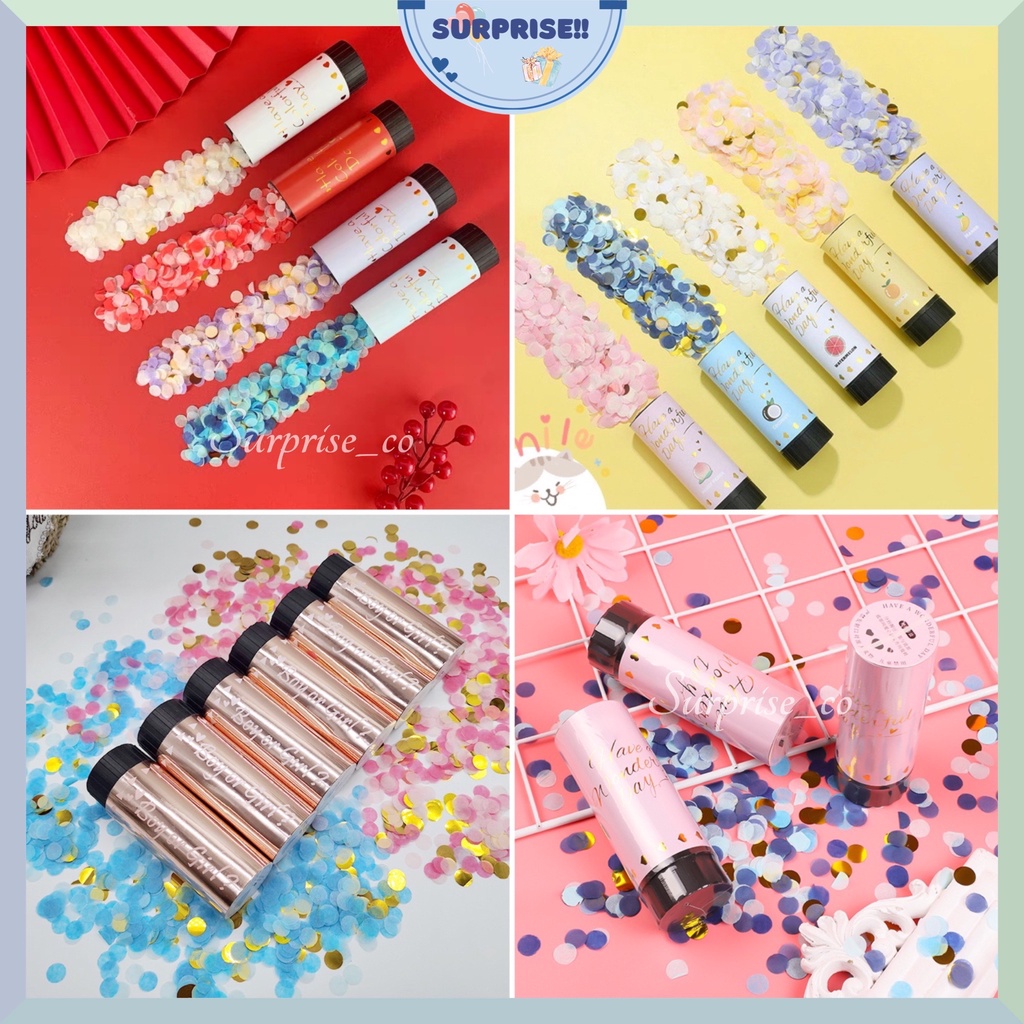Mini Popper Pop Confetti Mini Poppers Wedding Anniversary Mini Popper ...