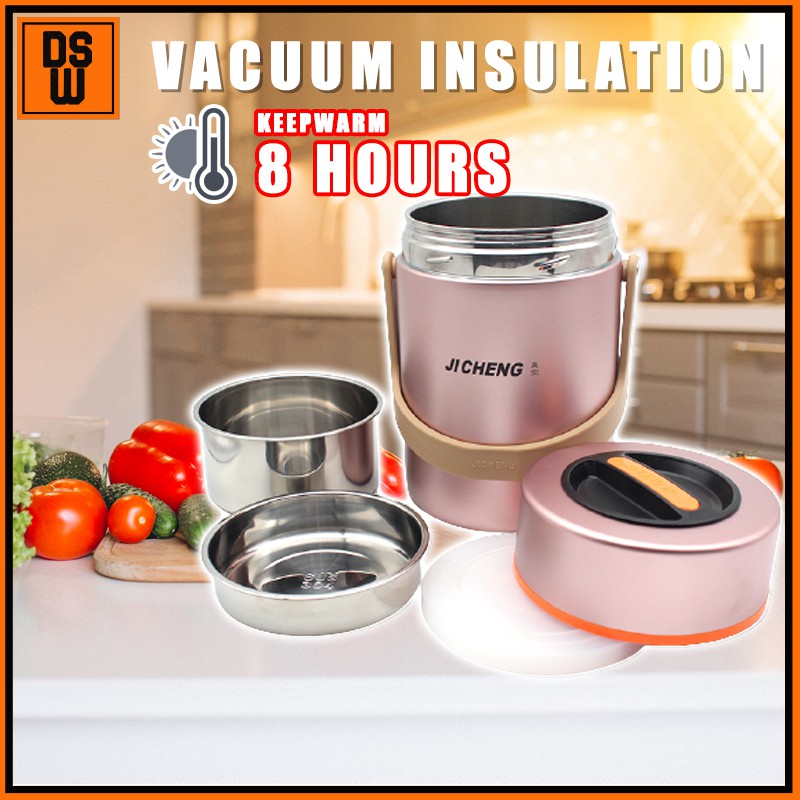 1.9L 304 Stainless Steel Heat Preservation Portable Pot long-lasting ...