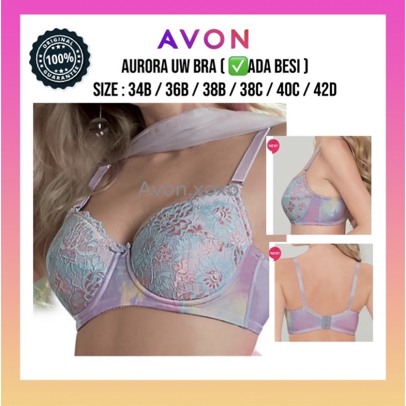 AVON Aurora Uw Bra (size 34b -42d) | Shopee Malaysia