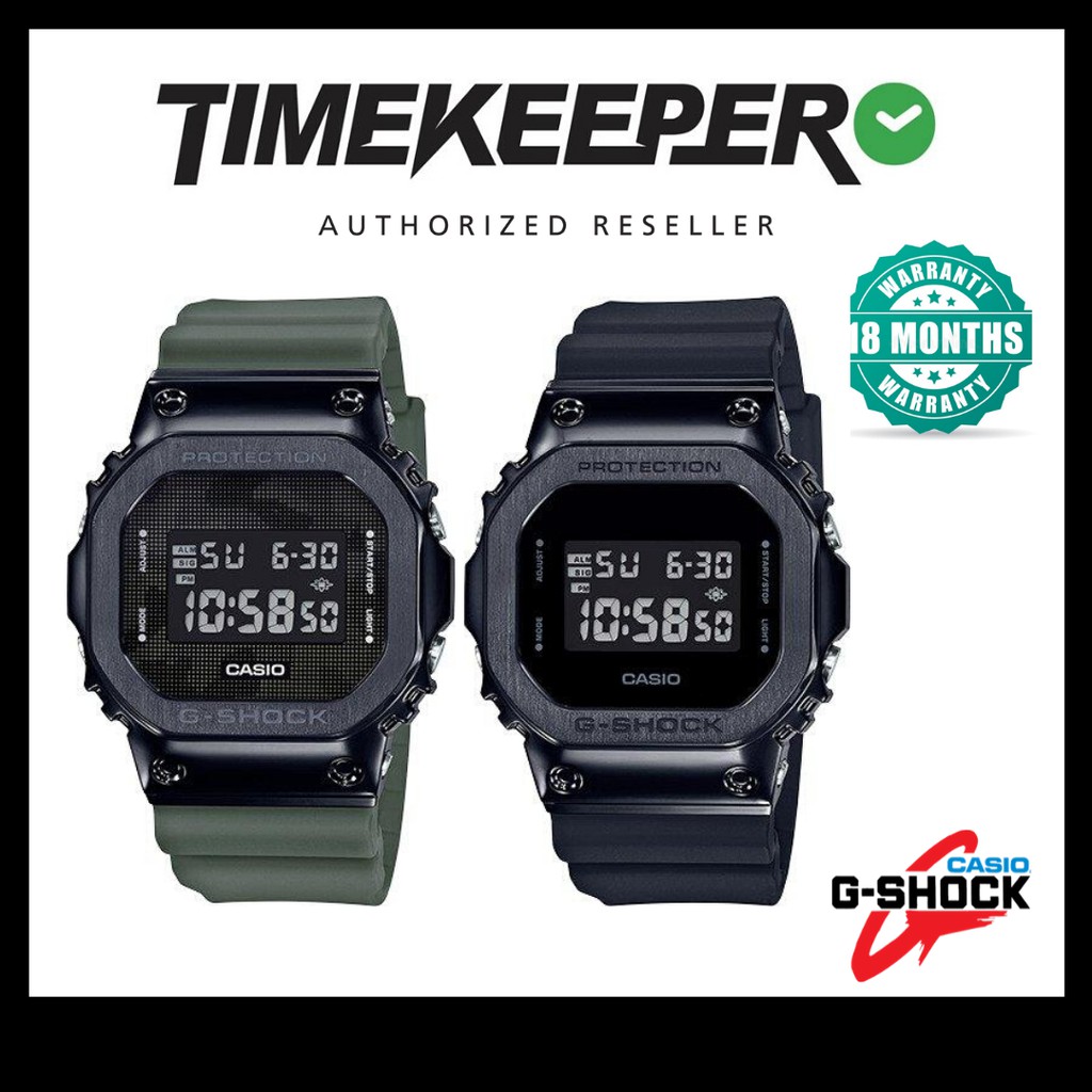 CASIO G-SHOCK GM-5600B/ GM5600B Series Stainless Steel Case Men Sports Watch [ORIGIN] | Shopee ...