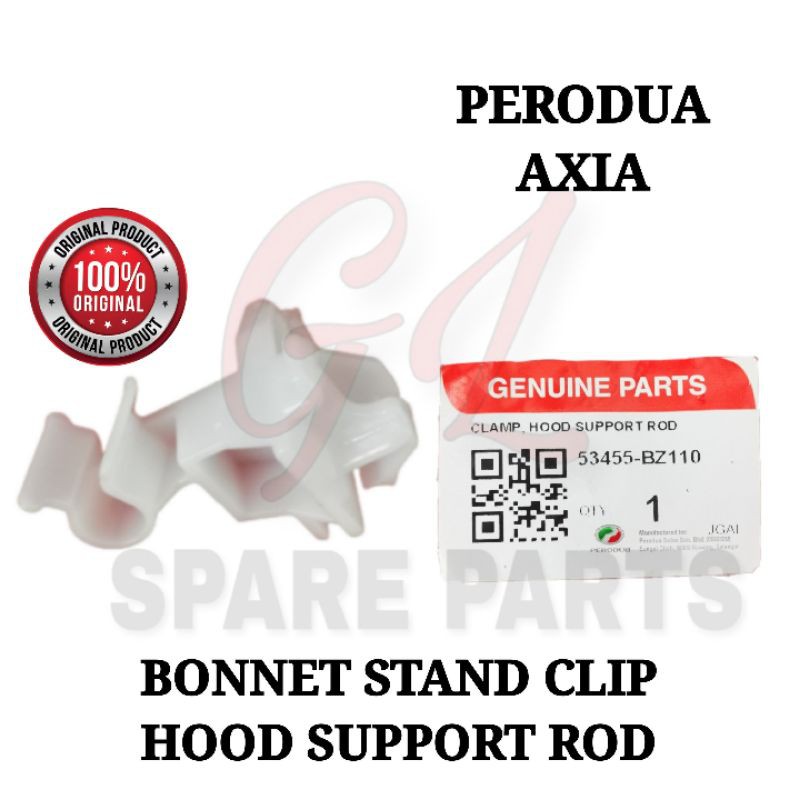 Bonnet stand clip perodua axia hood support rod clamp | BeeCost