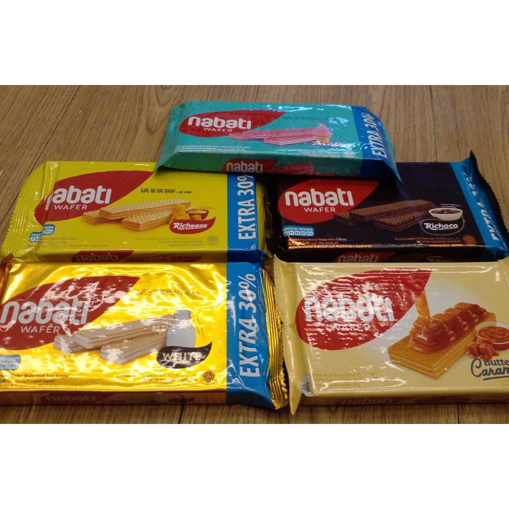 (ViRaL) (HALAL) Nabati Wafer / Flavours /1packet / JAJAN LEGEND ...