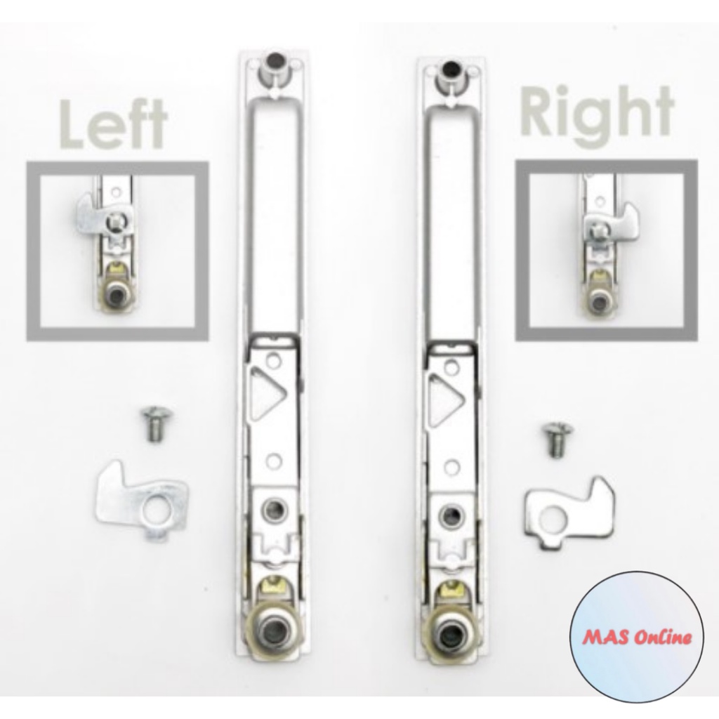 Aluminium Sliding Door Lockset without Key A5 25mm Kunci Pintu Sliding ...