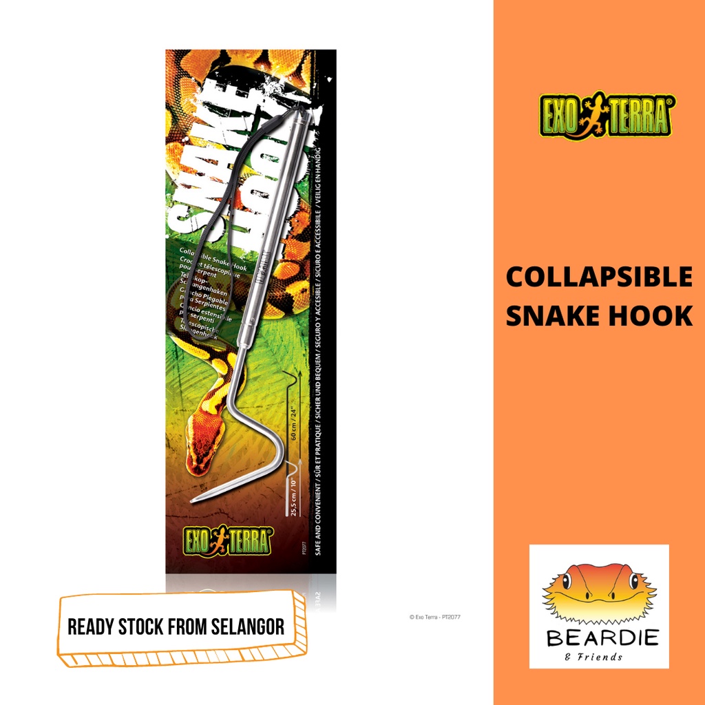 COLLAPSIBLE SNAKE HOOK / SNAKE HANDLING & FIELD HERPING TOOL (PT2077 ...