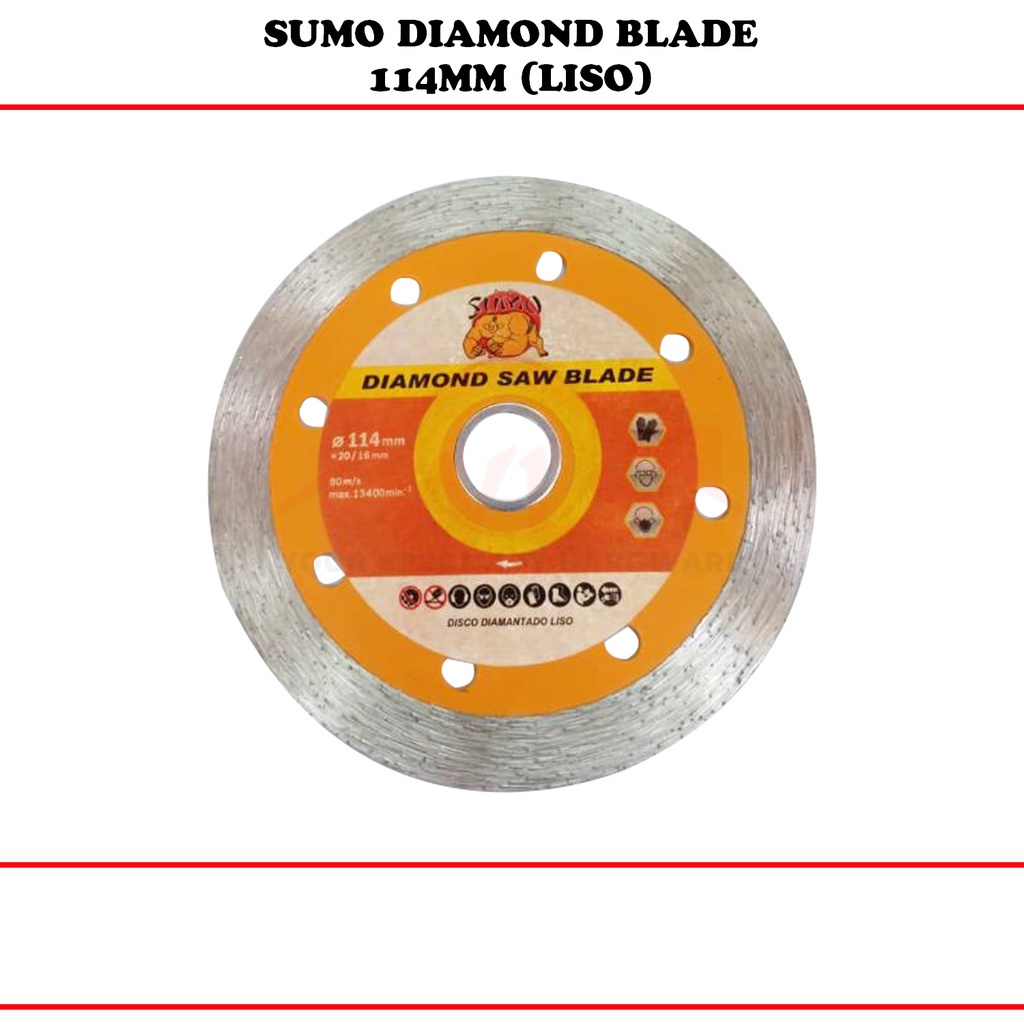 SUMO DIAMOND BLADE 114MM (LISO) | Shopee Malaysia