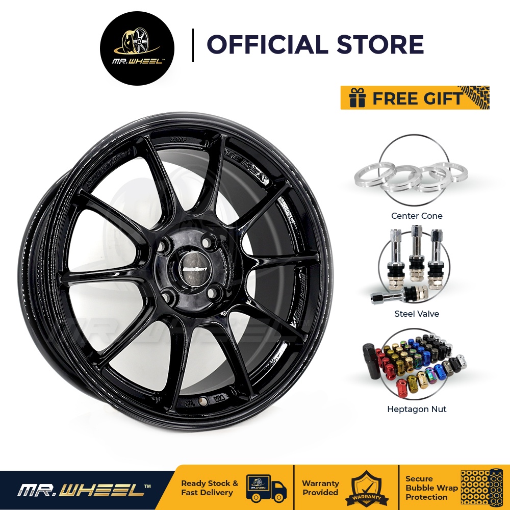 New Sport Rim WEDSSPORT TC105X TC105N 15x7 4x100 15 inch Mr Wheel Myvi Alza Saga Vios Yaris City ...
