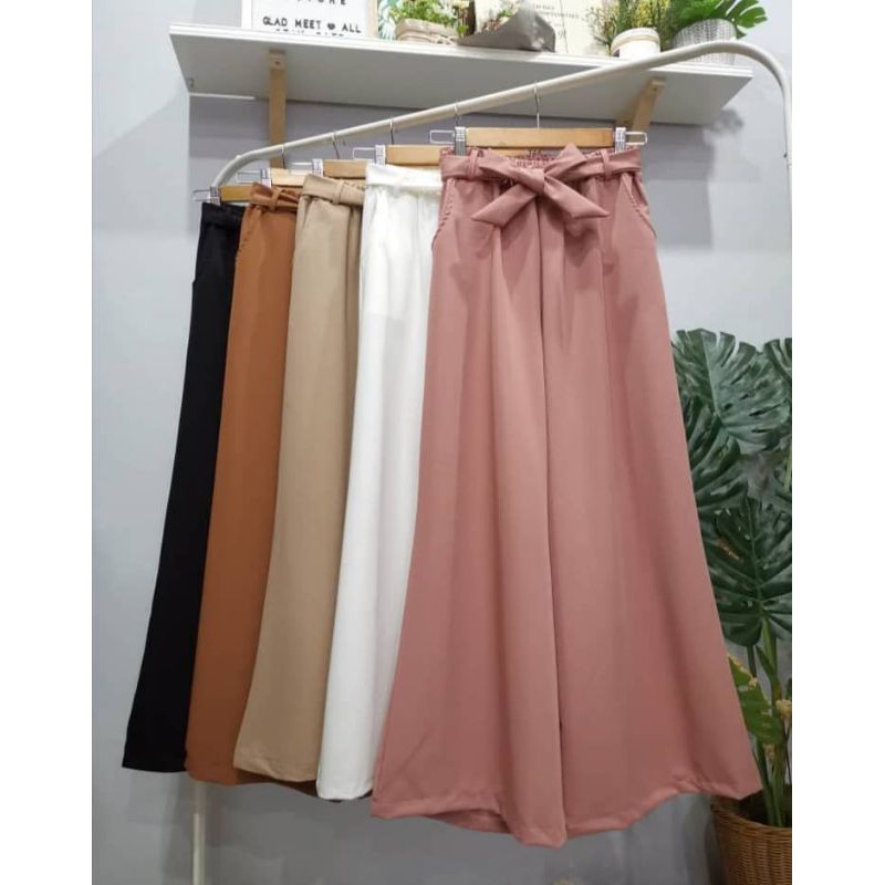 Palazzo Cotton Tebal - SELUAR - seluar panjang - palazzo - ready Stock ...