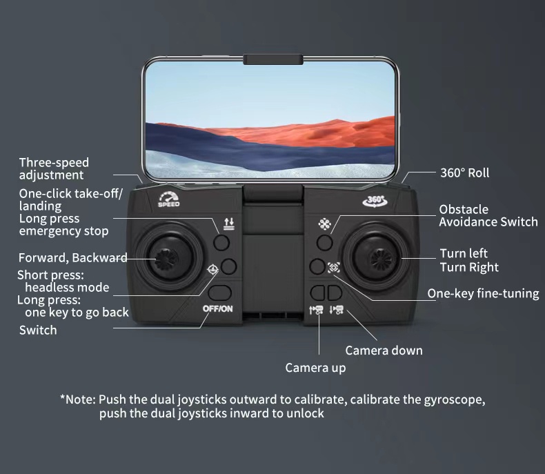 A5S Drone with Camera 8K Obstacle Avoidance Optical Flow Stability ...