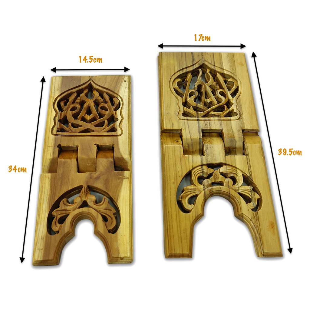 Rehal Faridah - Rehal Ukir Tradisional Kayu Jati (IQRA) - GRADE A ...