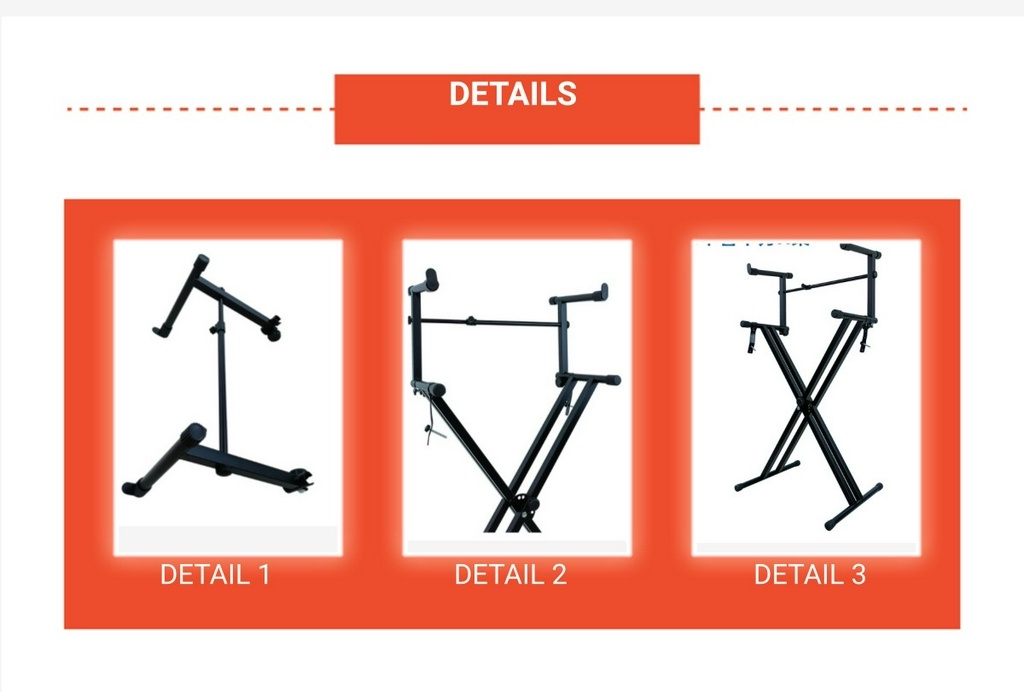GST 2 Tier Keyboard Stand Extension Adapter Arm Second Tier Extra ...