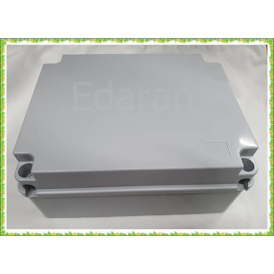 PVC LINK WEATHERPROOF ENCLOSURE BOX PEB 1084 250MM X 200MM X 110MM GREY ...