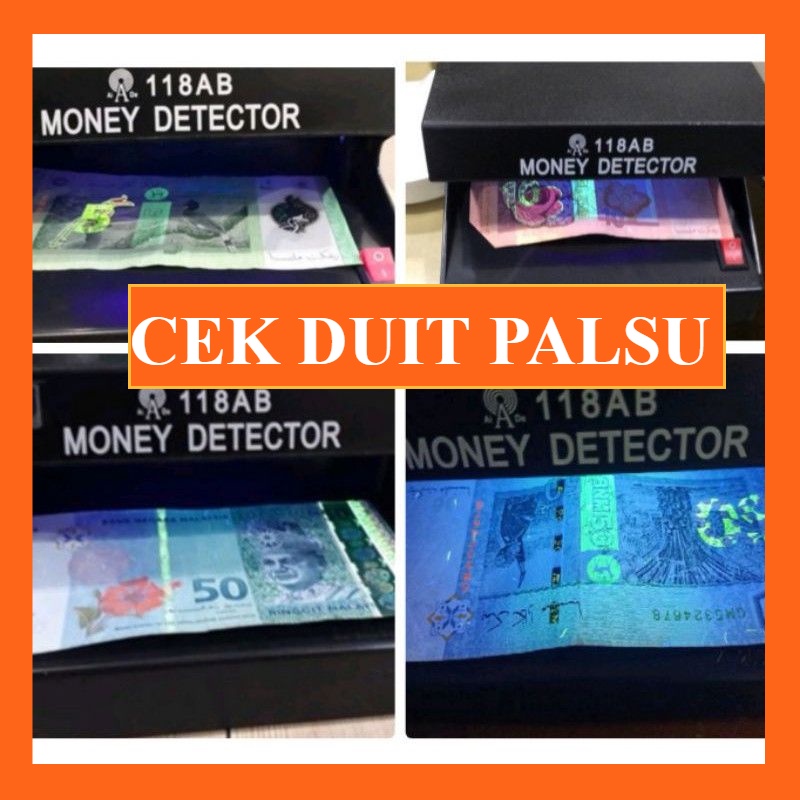 Mesin Alat Cek Duit Palsu dan Tiruan Counterfeit Money Detector/Bank ...