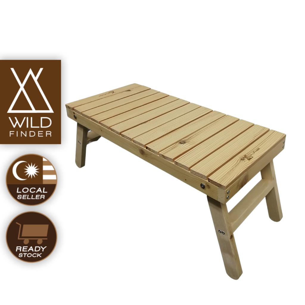 WildFinder Wood 100% Handmade Tent Camping Table - FREE BAG [READY ...