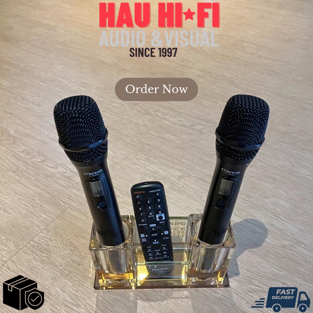 Solid Crystal Microphone/ Remote Control Rack Stand Holder (rose gold ...