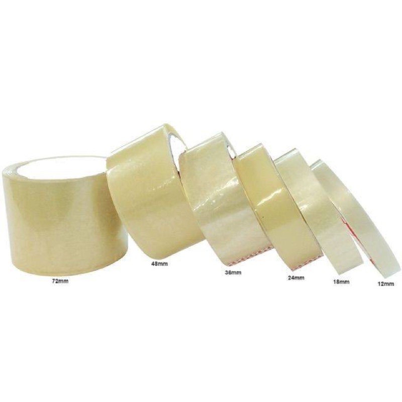 OPP Tape (High Grade 45micron) - 48/24/18/12 mm Packaging Tape | Shopee ...