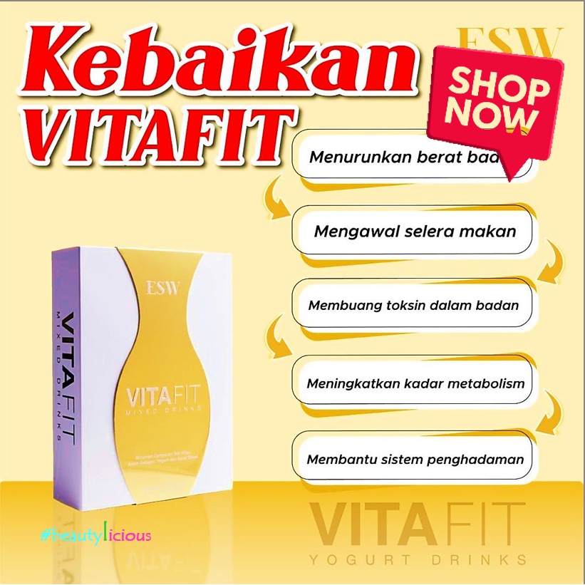 VITAFIT MINUMAN KURUS YOGURT NO 1 - ESW ORIGINAL | Shopee Malaysia